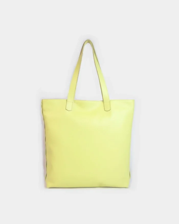 Nefeli Tote Bag | Lemon Leather - Leathermount Accessories